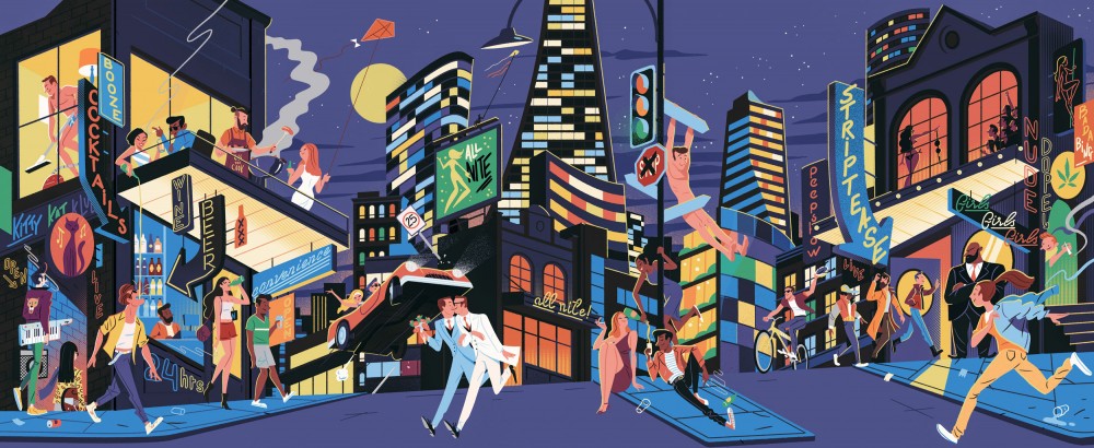 Steve Scott + Illustration + Colagene Paris