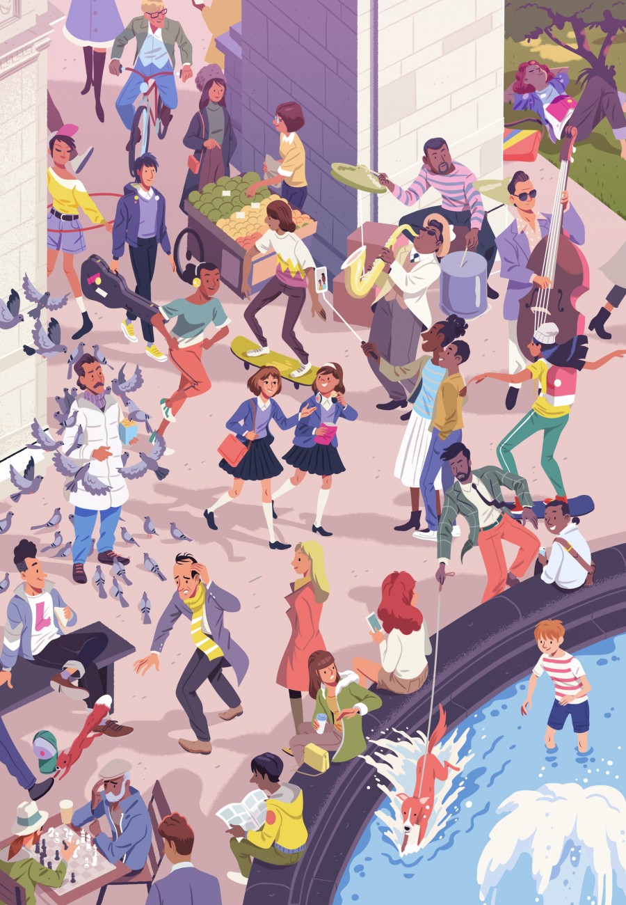 Steve Scott + Illustration + Colagene Paris