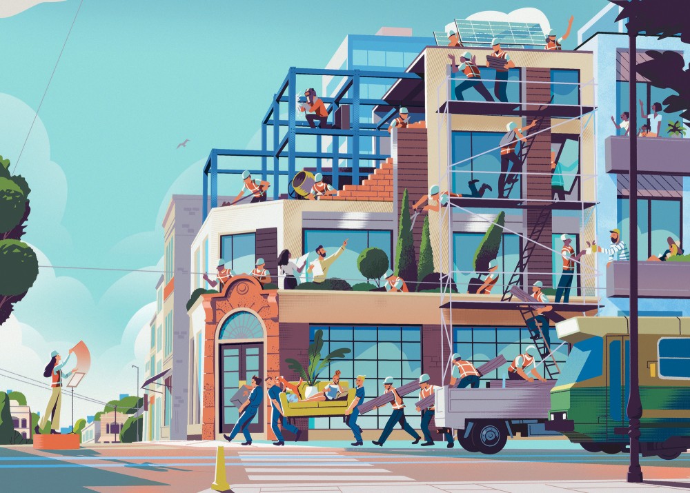 Steve Scott + Illustration + Colagene Paris