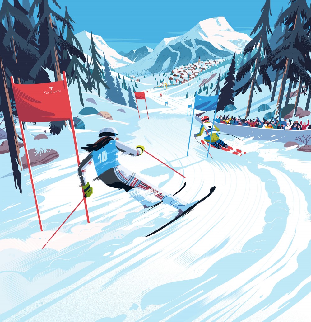 Steve Scott + Illustration + Colagene Paris