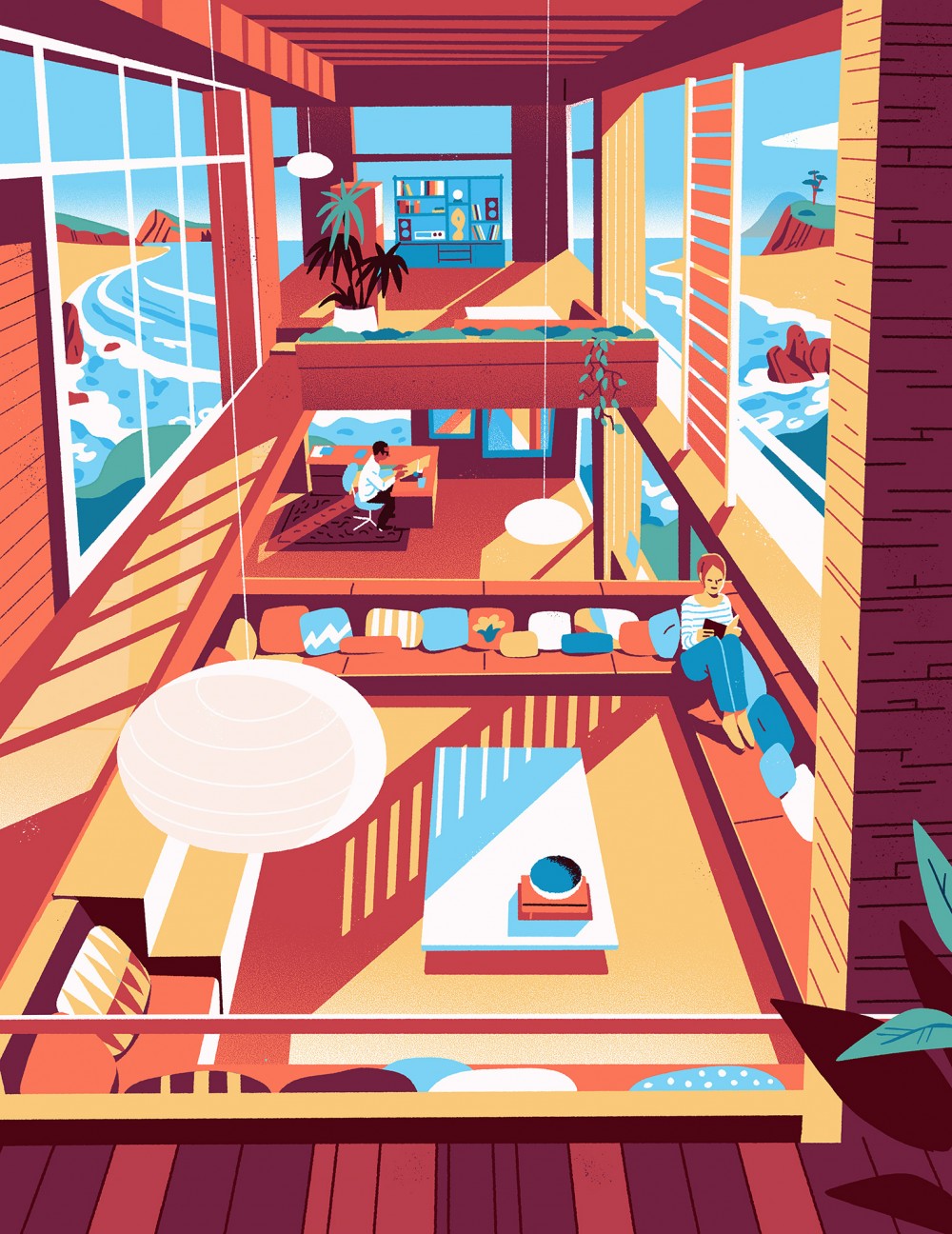 Steve Scott + Illustration + Colagene Paris