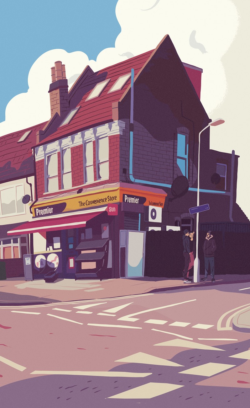 Steve Scott + Illustration + Colagene Paris